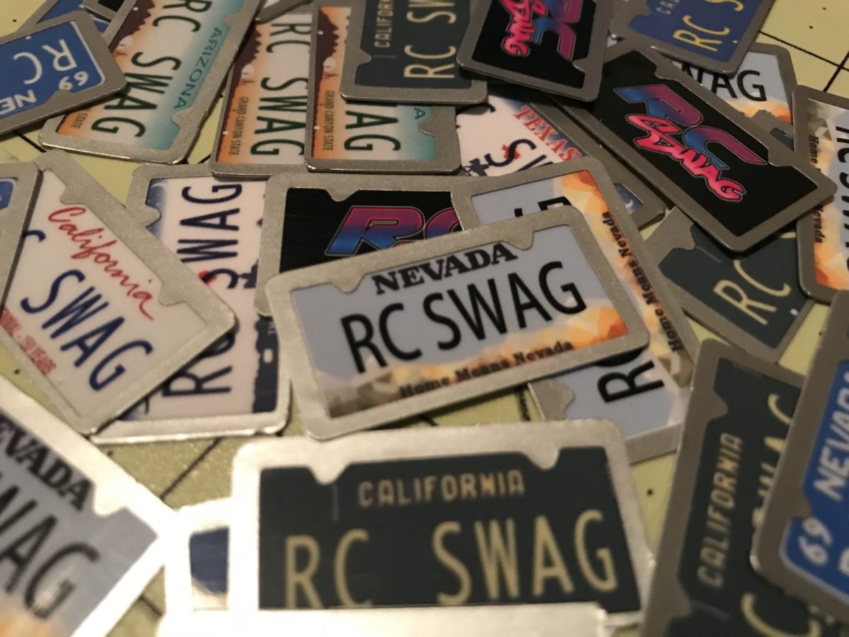 Custom Scale License Plates by RC Swag - RC SWAG - Stickers, T-Shirts ...