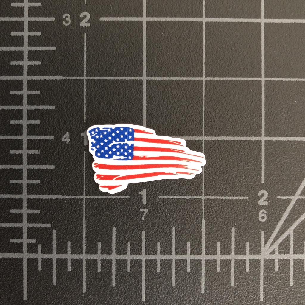 Distressed US Flag Sticker - RC SWAG - Stickers, T-Shirts, Hoodies, RC ...