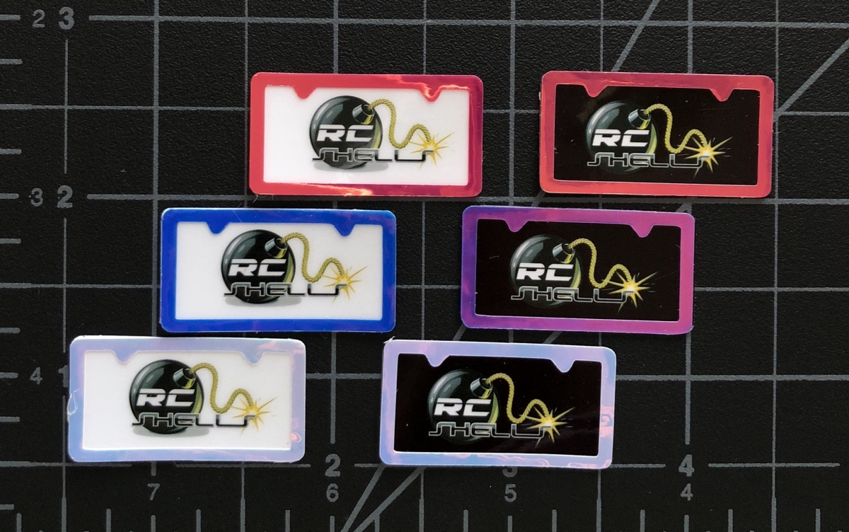 Scale RC License Plates featuring RC Bombshells Logo - RC SWAG ...