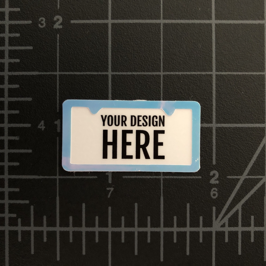 Scale Sponsor Logo License Plate Stickers - RC SWAG - Stickers, T ...