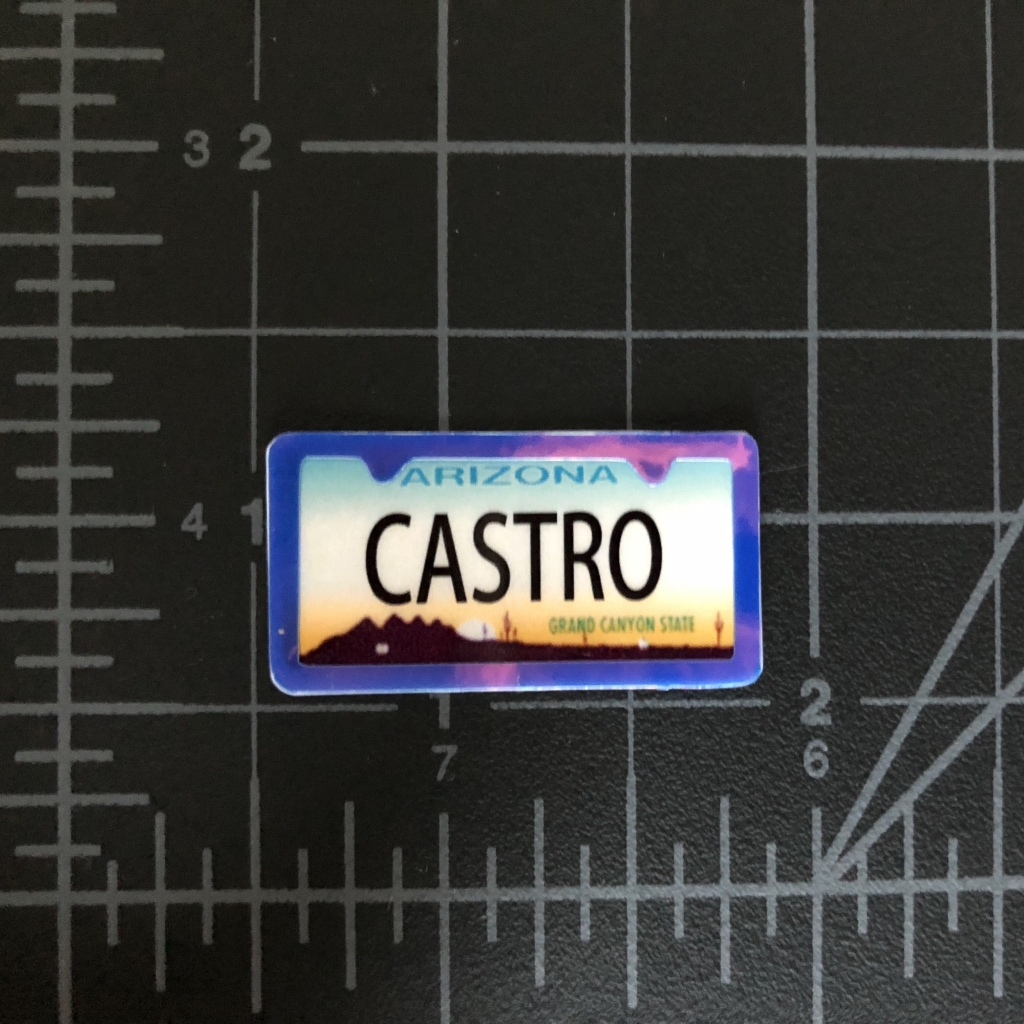 CASTRO - Custom RC Arizona Plate - RC SWAG - Stickers, T-Shirts ...