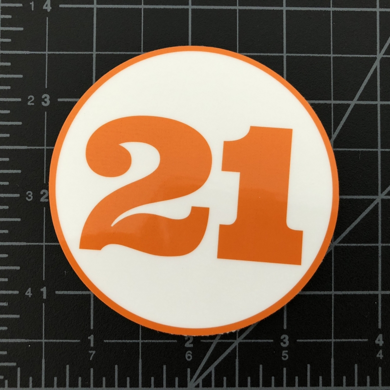 Custom Number Stickers - Circle Style - RC SWAG - Stickers, T-Shirts ...