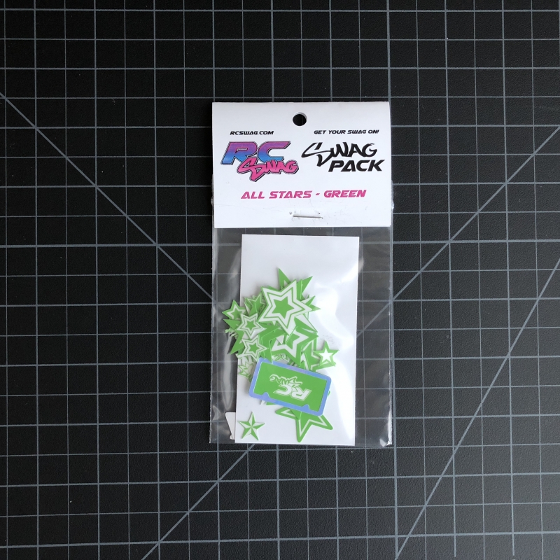 ALL Stars Green - SWAG Pack - RC SWAG - Stickers, T-Shirts, Hoodies, RC ...