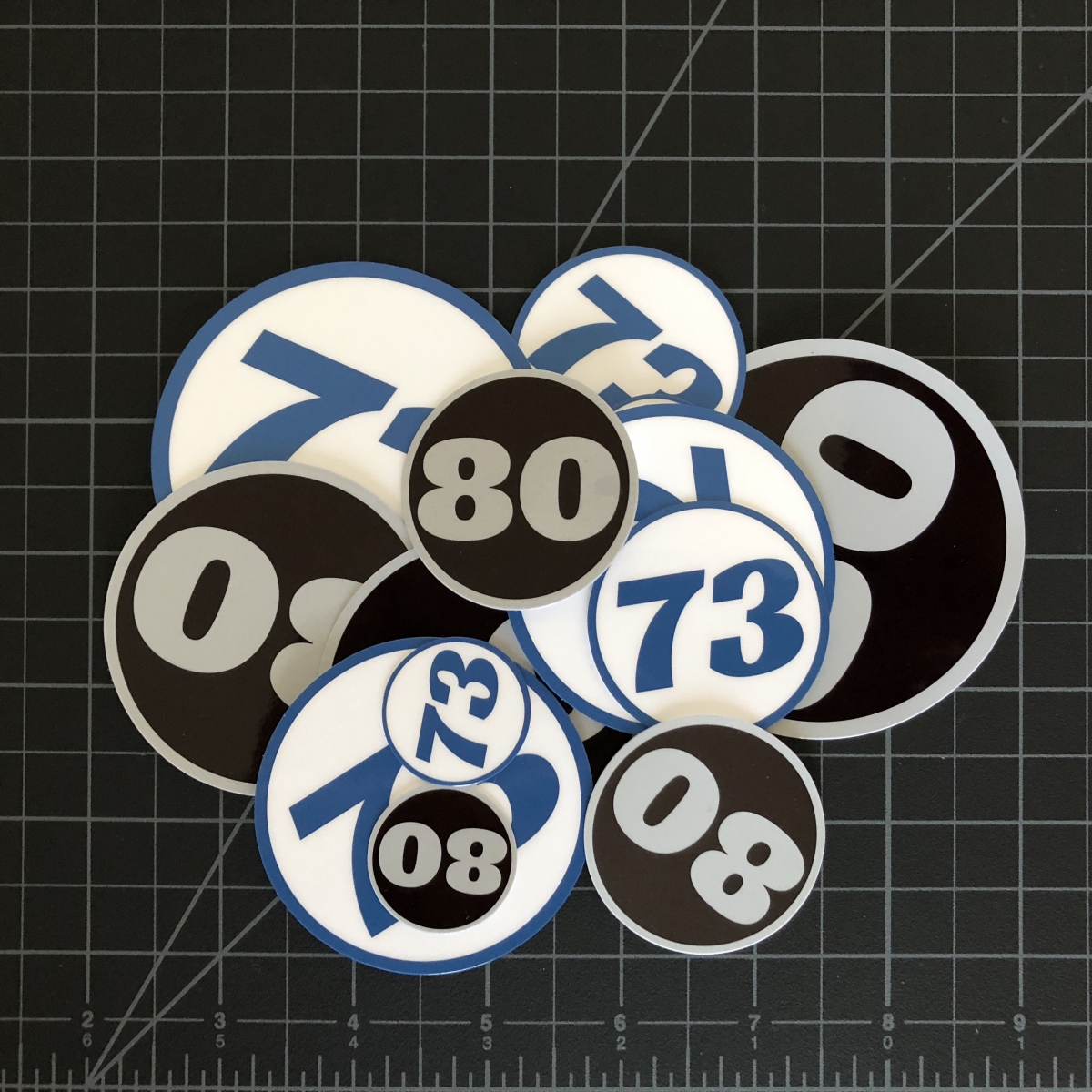 Number Stickers Archives - RC SWAG - Stickers, T-Shirts, Hoodies, RC ...