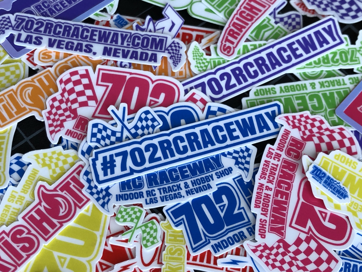 702 RC Raceway - Blue Sticker SWAG Pack - RC SWAG - Stickers, T-Shirts ...