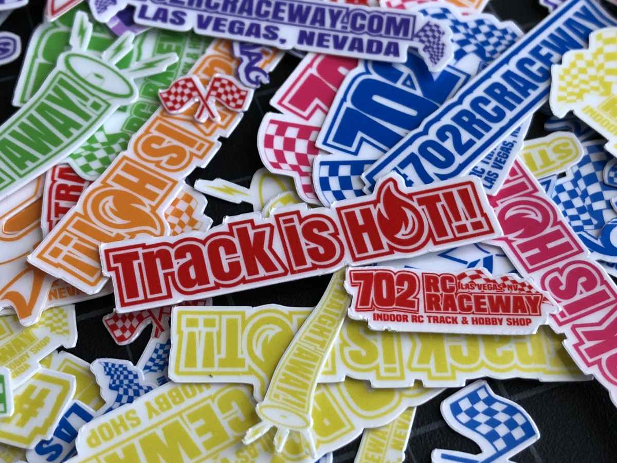 702 RC Raceway - Orange Sticker SWAG Pack - RC SWAG - Stickers, T ...