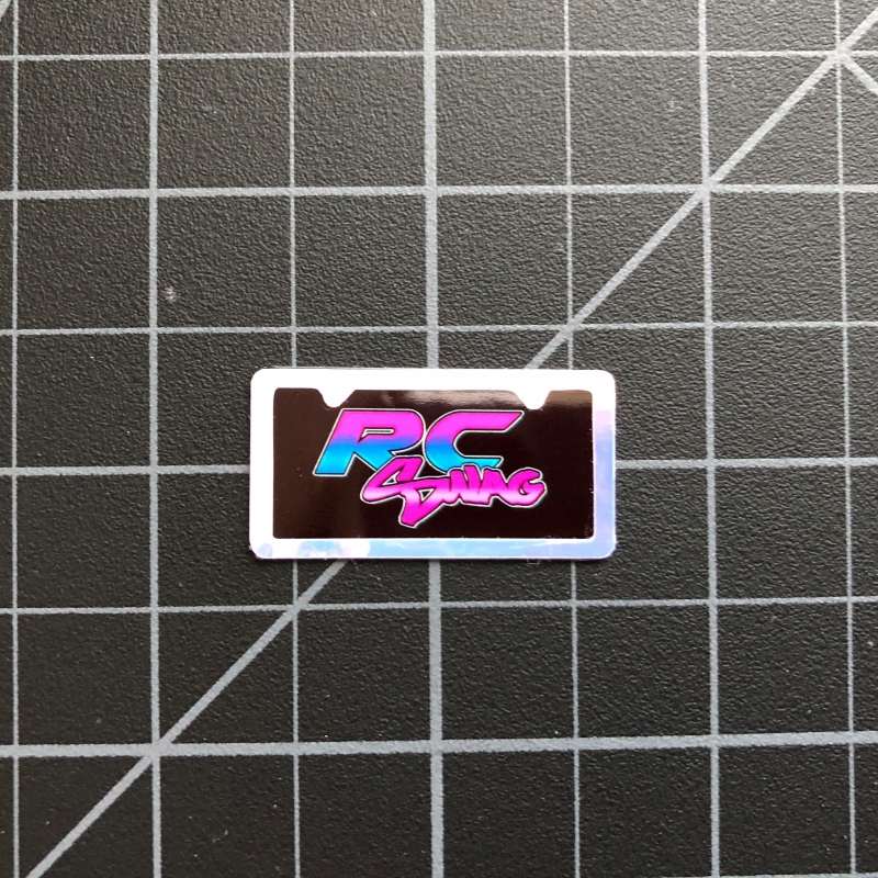 RC SWAG Logo Scale RC License Plate Stickers - RC SWAG - Stickers, T ...