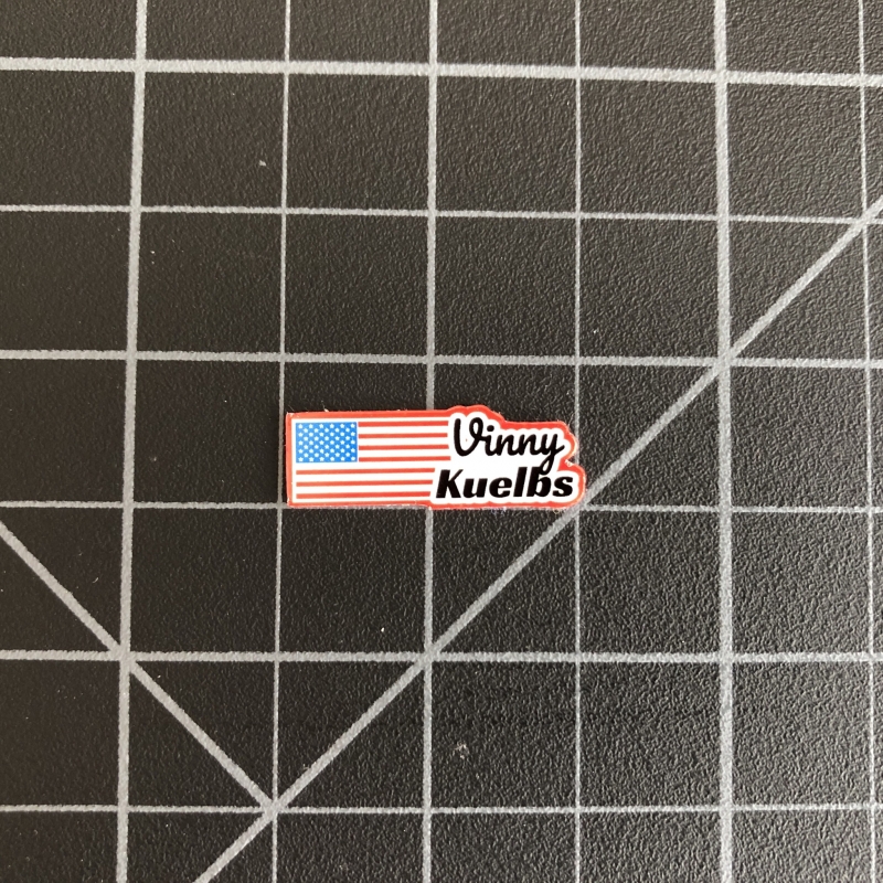 Custom Name Stickers w/ US Flag - RC SWAG - Stickers, T-Shirts, Hoodies ...