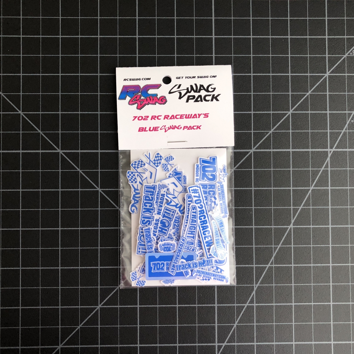 702 RC Raceway - Blue Sticker SWAG Pack - RC SWAG - Stickers, T-Shirts ...