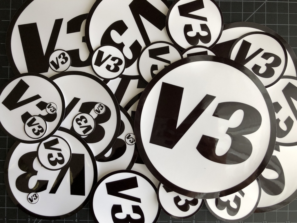 Custom Number Stickers - Circle Style - RC SWAG - Stickers, T-Shirts ...