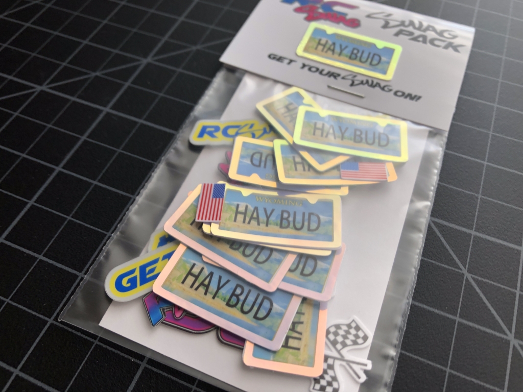 Custom Miniature License Plate Sticker Decals - RC SWAG - Stickers, T ...