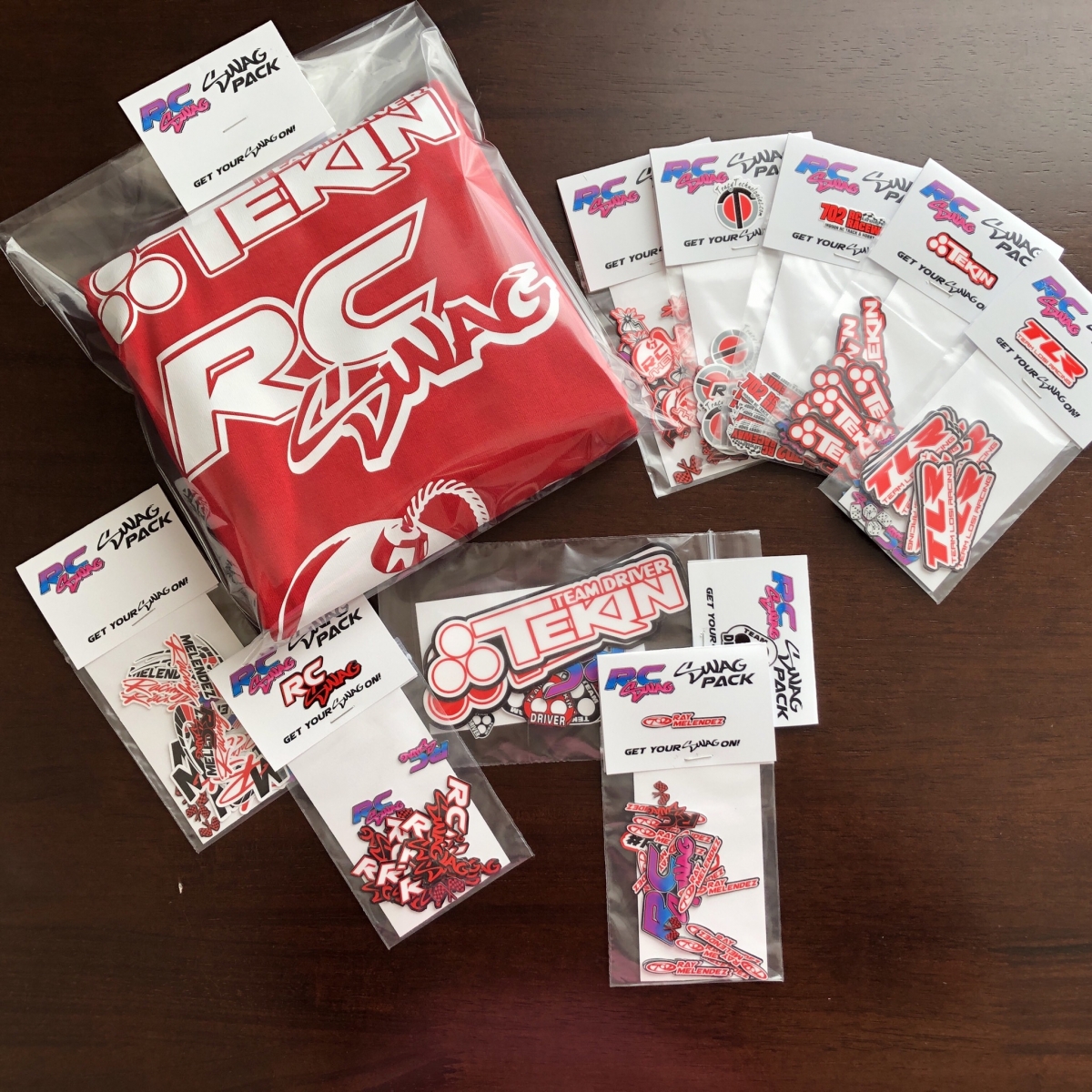 Custom Sponsor Stickers & T-Shirt SWAG Packs - RC SWAG - Stickers, T ...