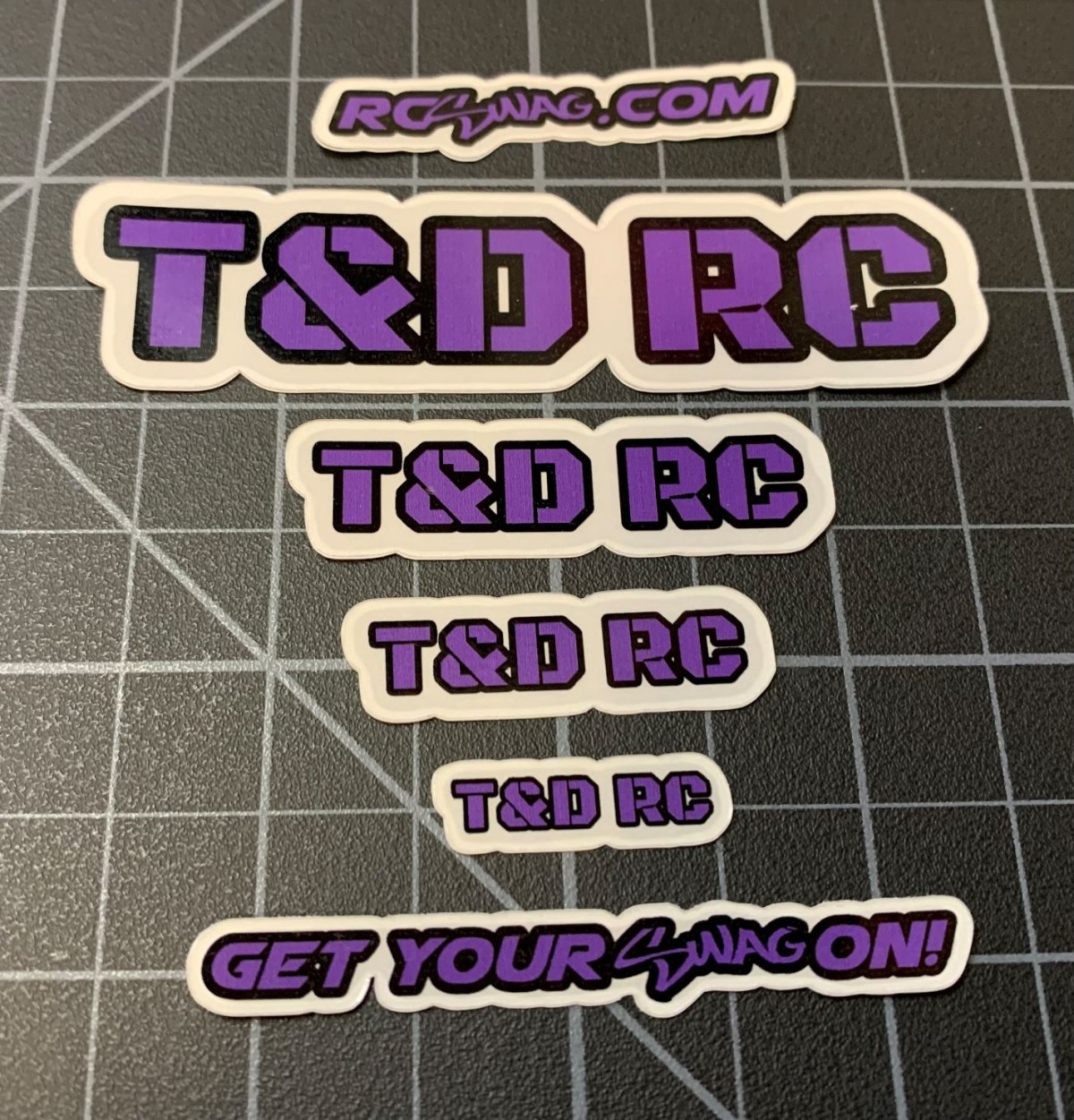 Custom Text / Name Stickers - RC SWAG - Stickers, T-Shirts, Hoodies, RC ...