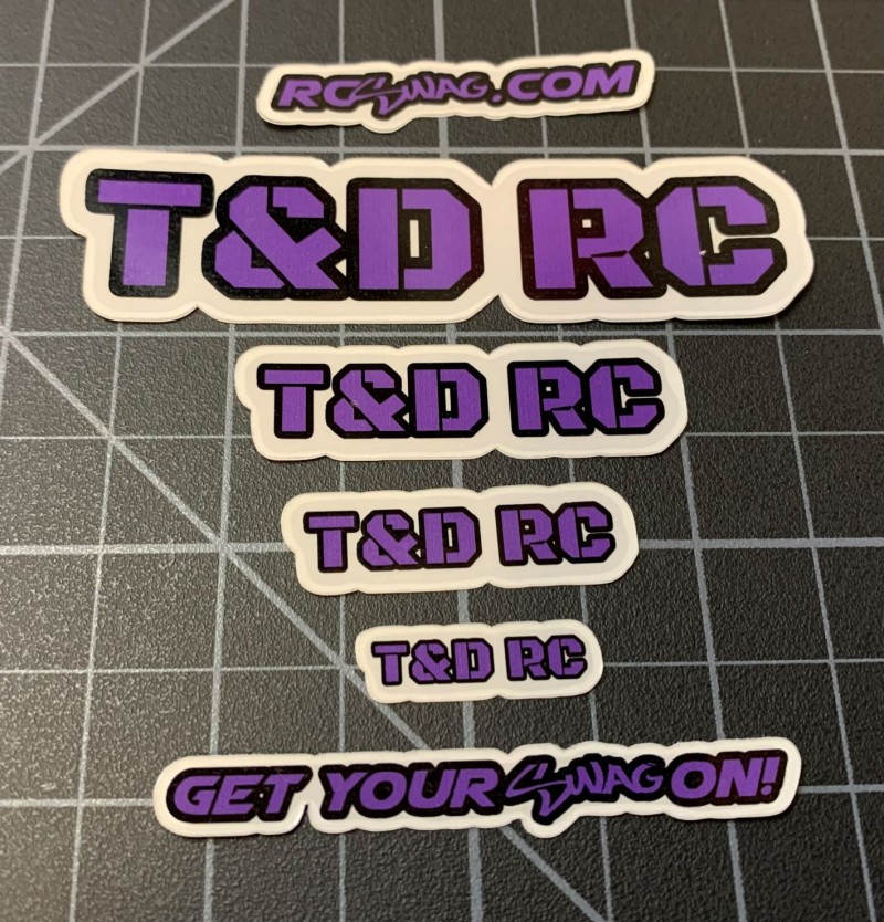 Custom Text / Name Stickers - RC SWAG - Stickers, T-Shirts, Hoodies, RC ...