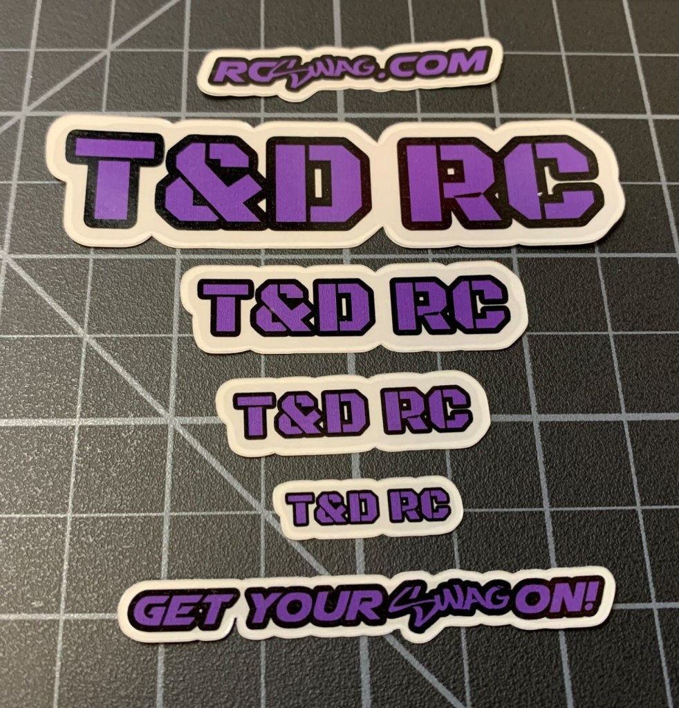 Custom Text / Name Stickers - RC SWAG - Stickers, T-Shirts, Hoodies, RC ...