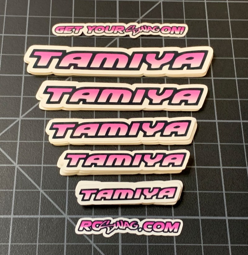 Custom Color RC Sponsor Stickers - RC SWAG - Stickers, T-Shirts ...