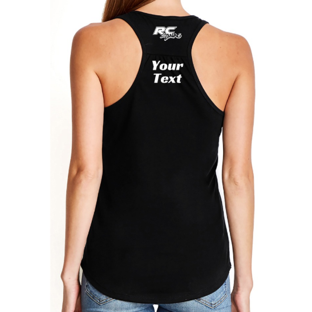 Ladies TLR Logo Gathered Racerback Tank Top - Tri Color - RC SWAG ...