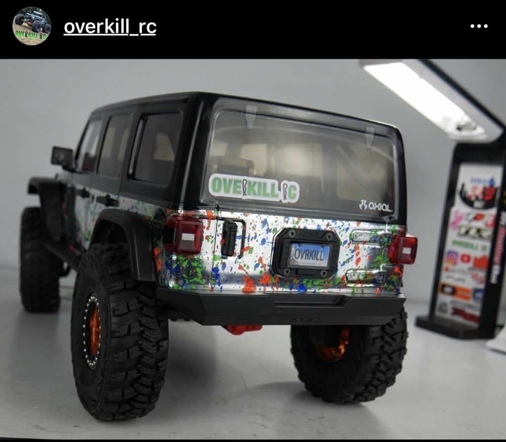 RC License Plate - OVERKILL - RC SWAG Stickers - Decals - RC SWAG ...