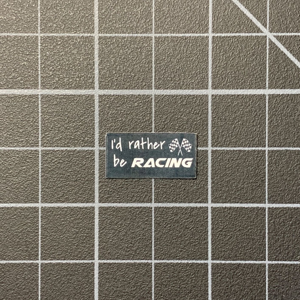 "I'd Rather Be Racing" - RC Bumper Sticker Decal - RC SWAG - Stickers ...