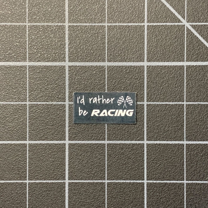 "I'd Rather Be Racing" - RC Bumper Sticker Decal - RC SWAG - Stickers ...