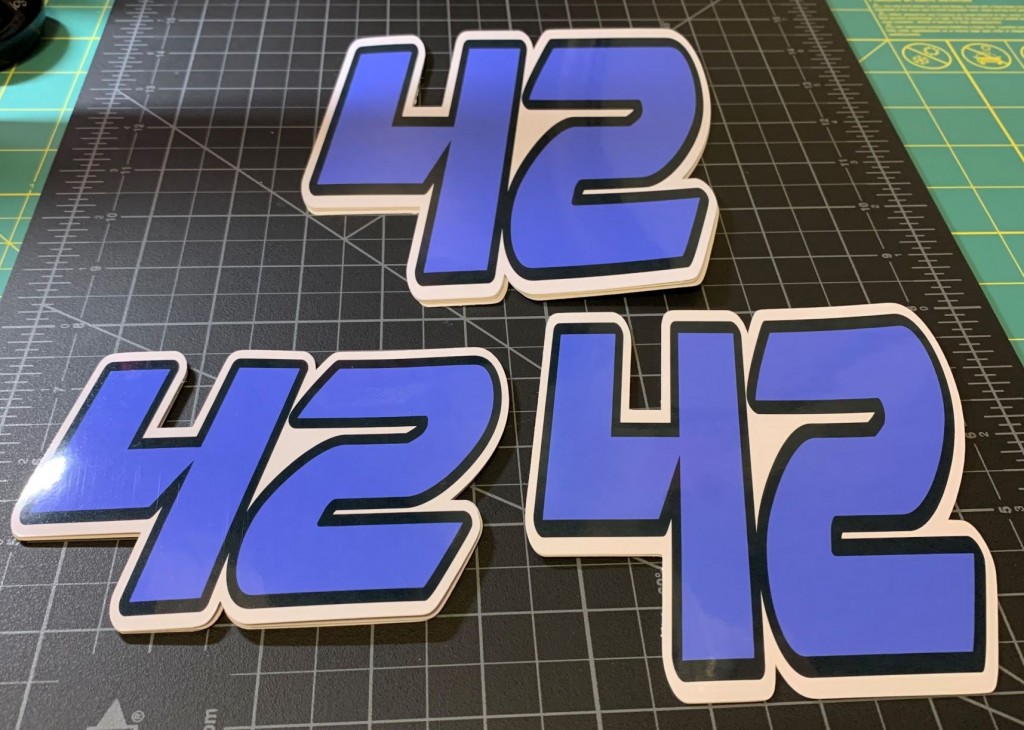 Custom Number Stickers - Die Cut - RC SWAG - Stickers, T-Shirts ...