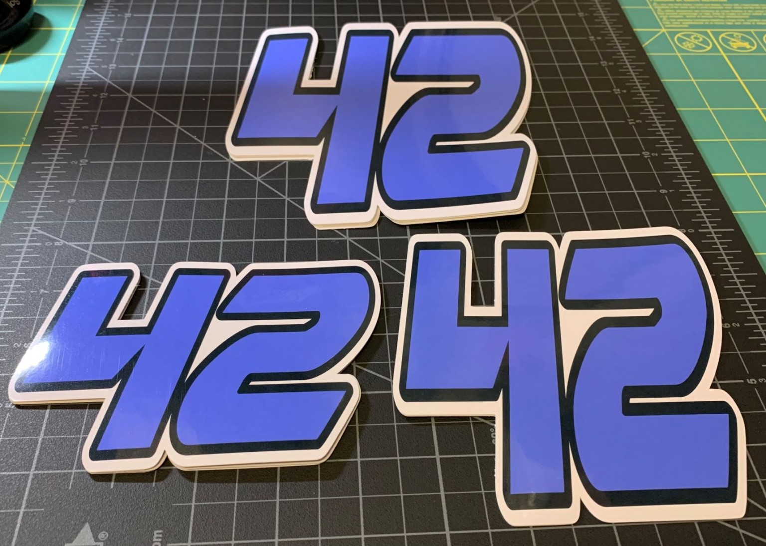 Custom Number Stickers - Die Cut - RC SWAG - Stickers, T-Shirts ...
