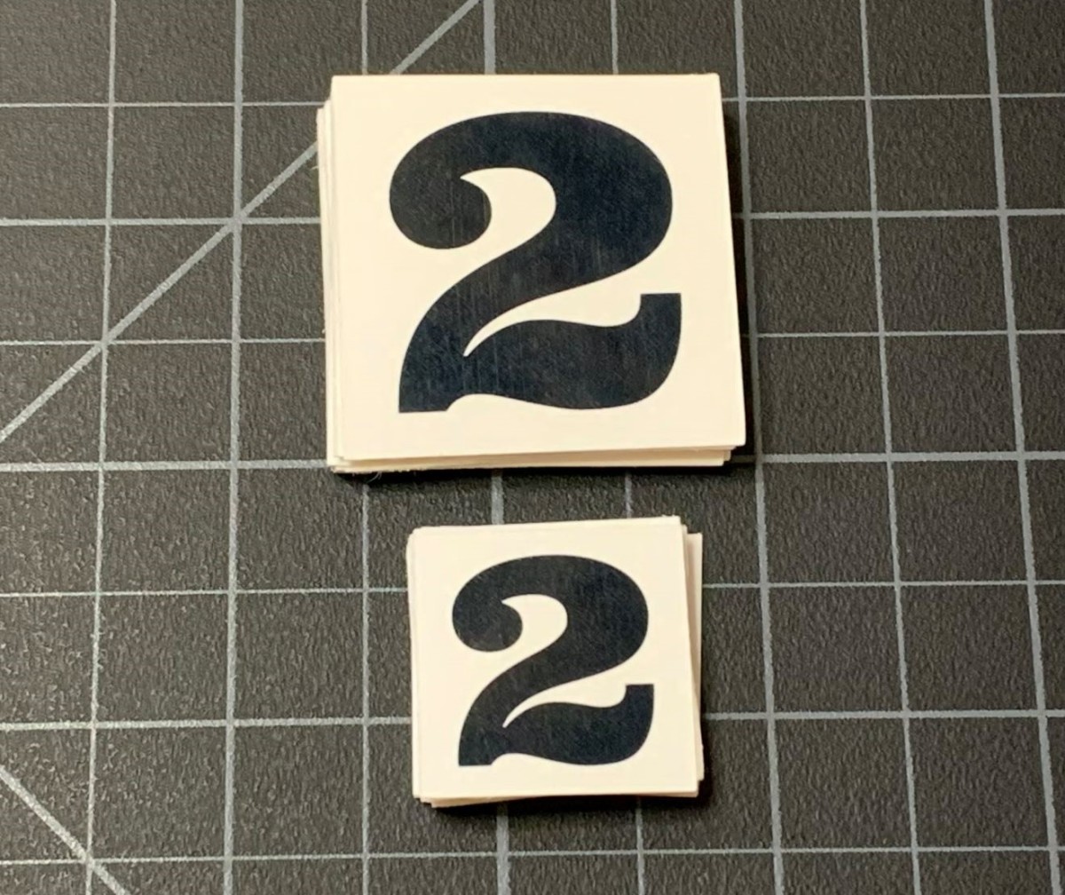 Custom Number Stickers - Rectangle/Square - RC SWAG - Stickers, T ...