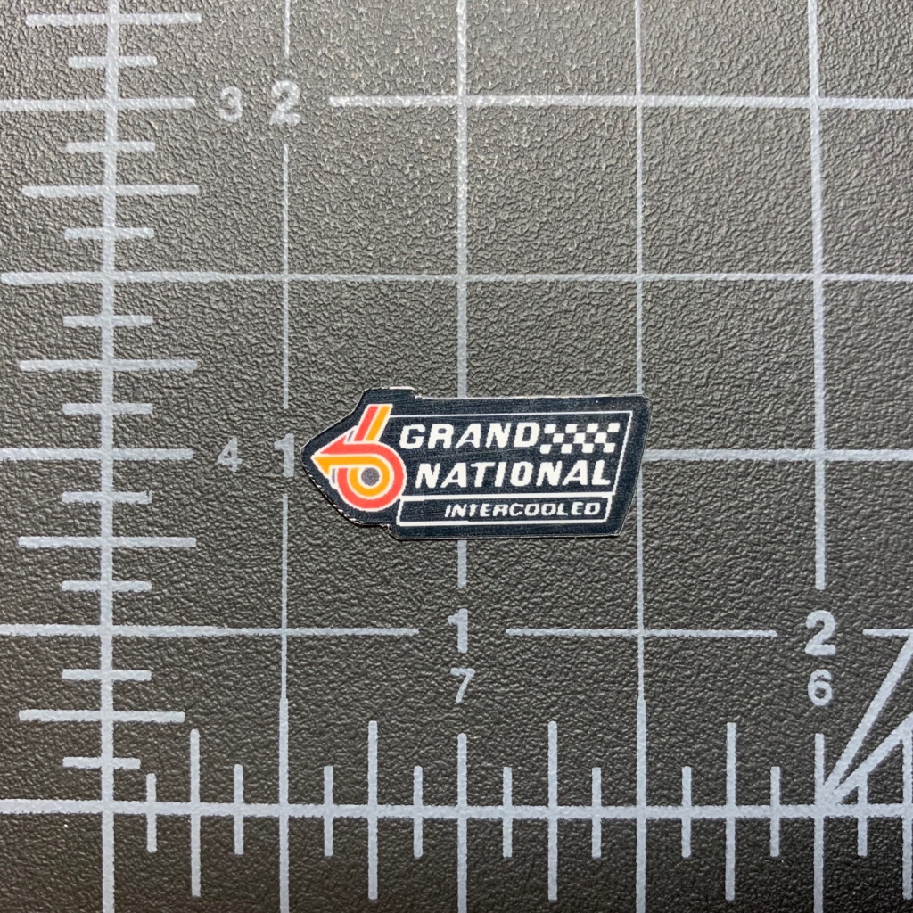 Buick Grand National Intercooled Decal Sticker - RC SWAG - Stickers, T ...