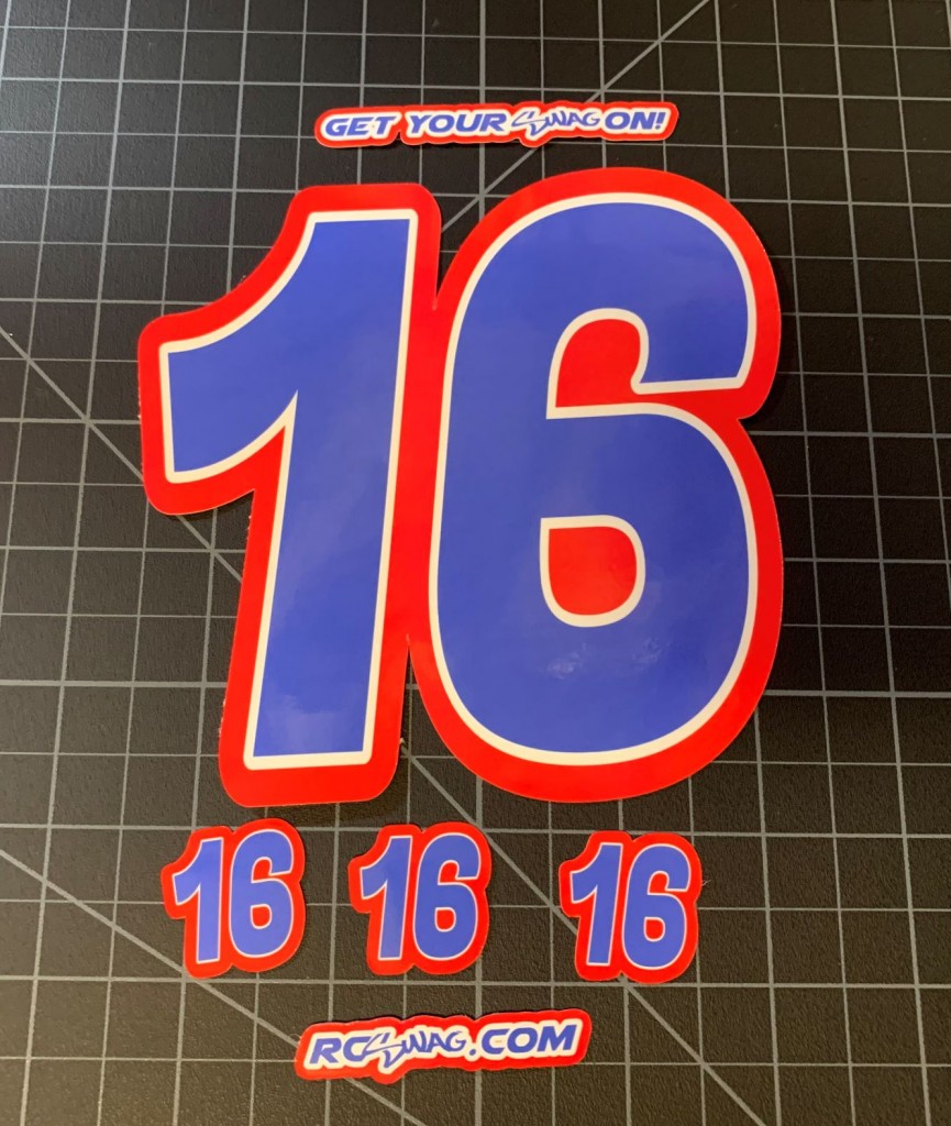 Custom Number Stickers - Die Cut - RC SWAG - Stickers, T-Shirts ...