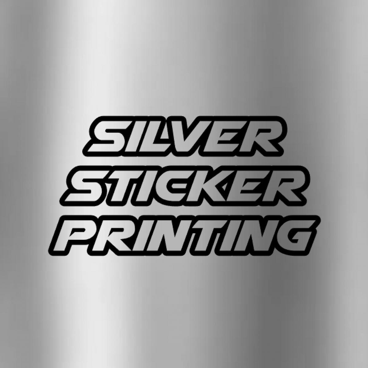 Sticker Printing - Silver Metallic - RC SWAG - Stickers, T-Shirts ...