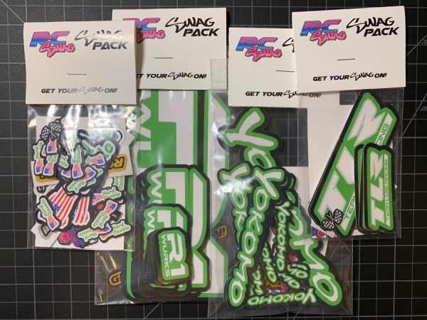 RC Sponsor Stickers & Name Stickers - Custom Color - RC SWAG - Stickers ...