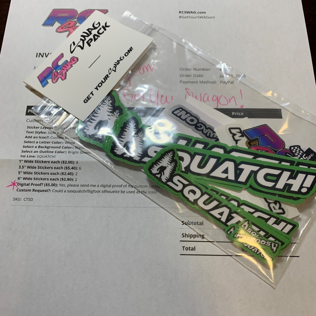 Custom Text / Name Stickers - RC SWAG - Stickers, T-Shirts, Hoodies, RC ...