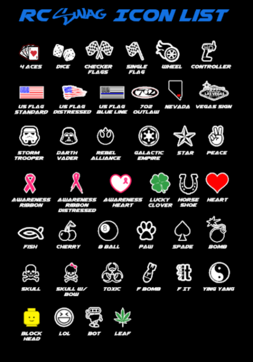 Custom Personalized Name Stickers by RC SWAG