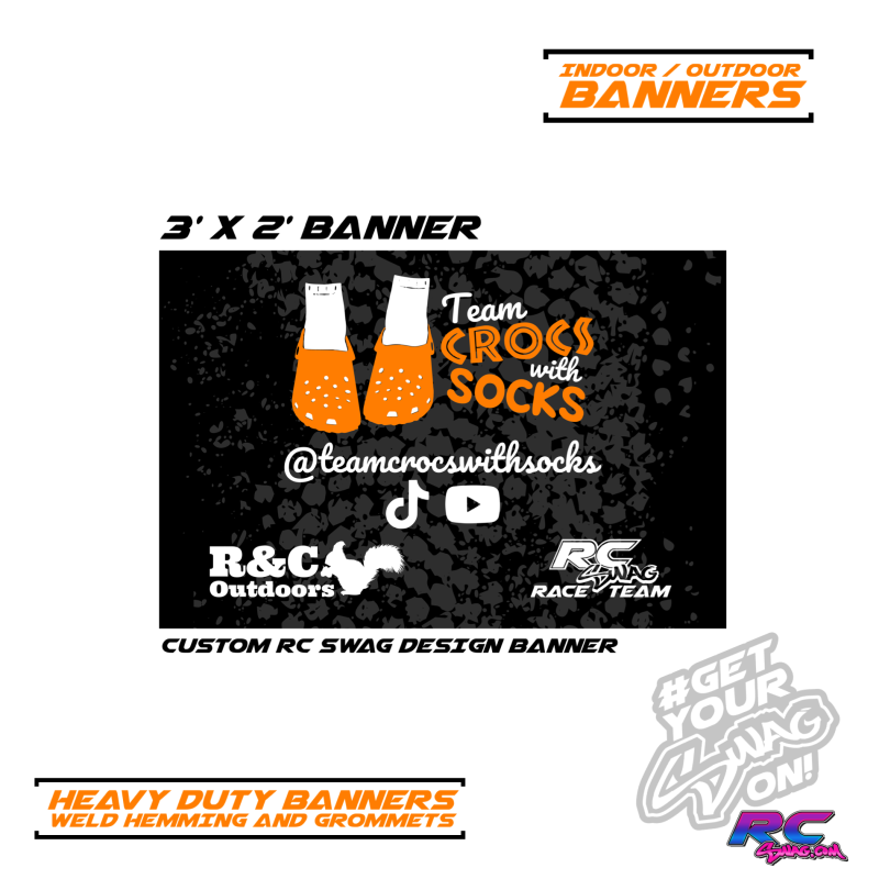 Banners - RC SWAG - Stickers, T-Shirts, Hoodies, RC Kits & More!