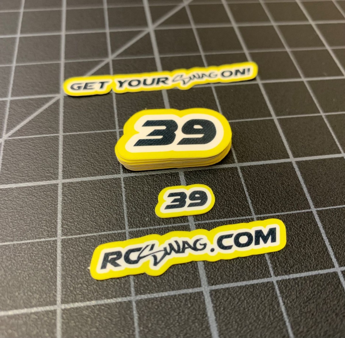 Custom Number Stickers - Die Cut - RC SWAG - Stickers, T-Shirts ...