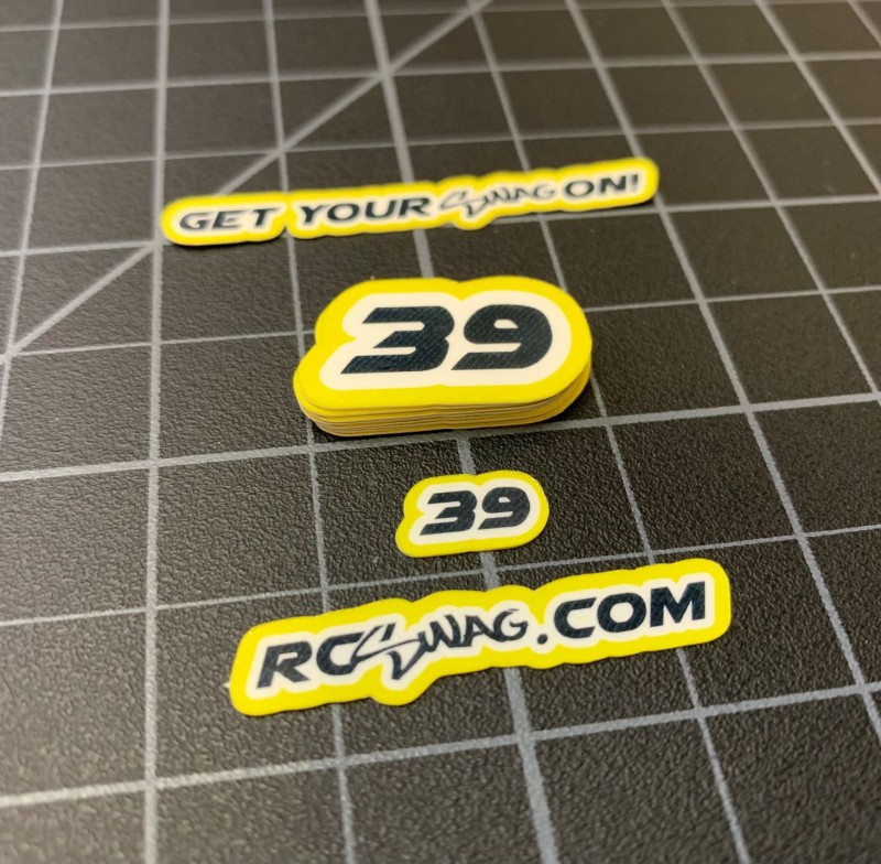 Custom Number Stickers - Die Cut - RC SWAG - Stickers, T-Shirts ...
