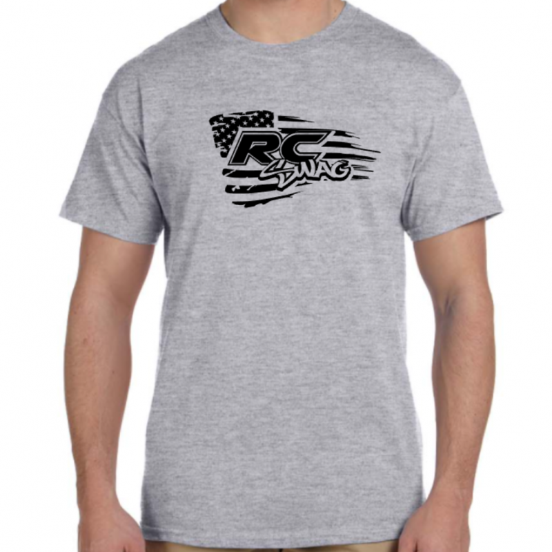 US Distressed Flag with RC SWAG Logo T-Shirt - Design Your Own - RC ...