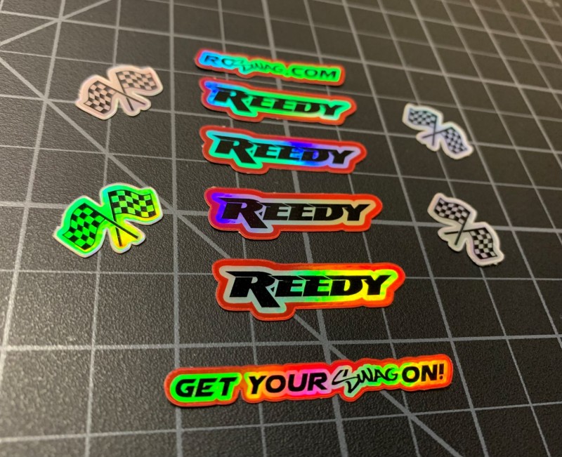 HOLOGRAPHIC RC Sponsor Logo Stickers - RC SWAG - Stickers, T-Shirts ...