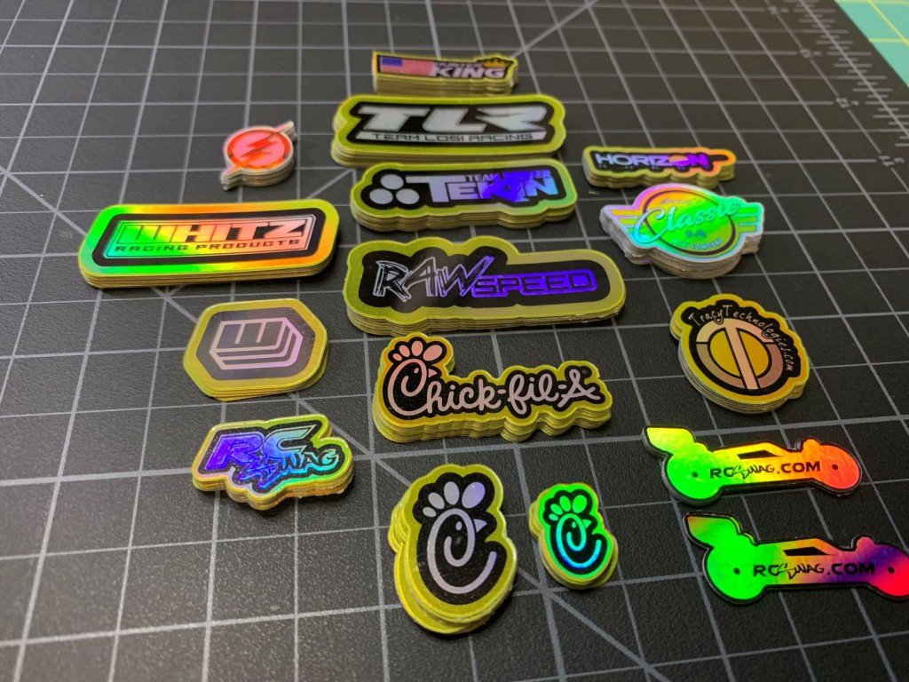 HOLOGRAPHIC RC Sponsor Logo Stickers - RC SWAG - Stickers, T-Shirts ...