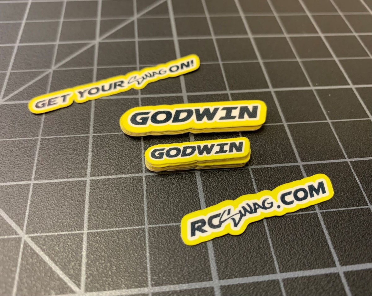 Custom, Made-to-Order Text or Name Stickers - RC SWAG - Stickers, T ...
