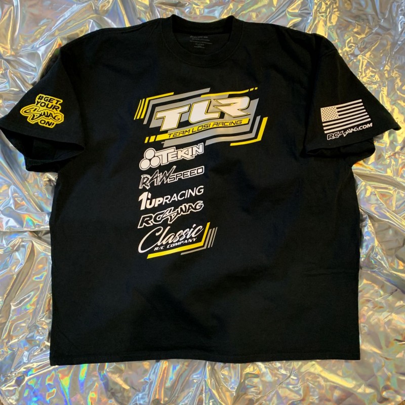 TLR Sponsor Logo T-Shirt - Tri Color Layout V4 - RC SWAG - Stickers, T ...