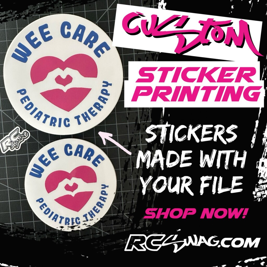 Full-Color Sticker Printing Service - Upload Your Design - RC SWAG ...