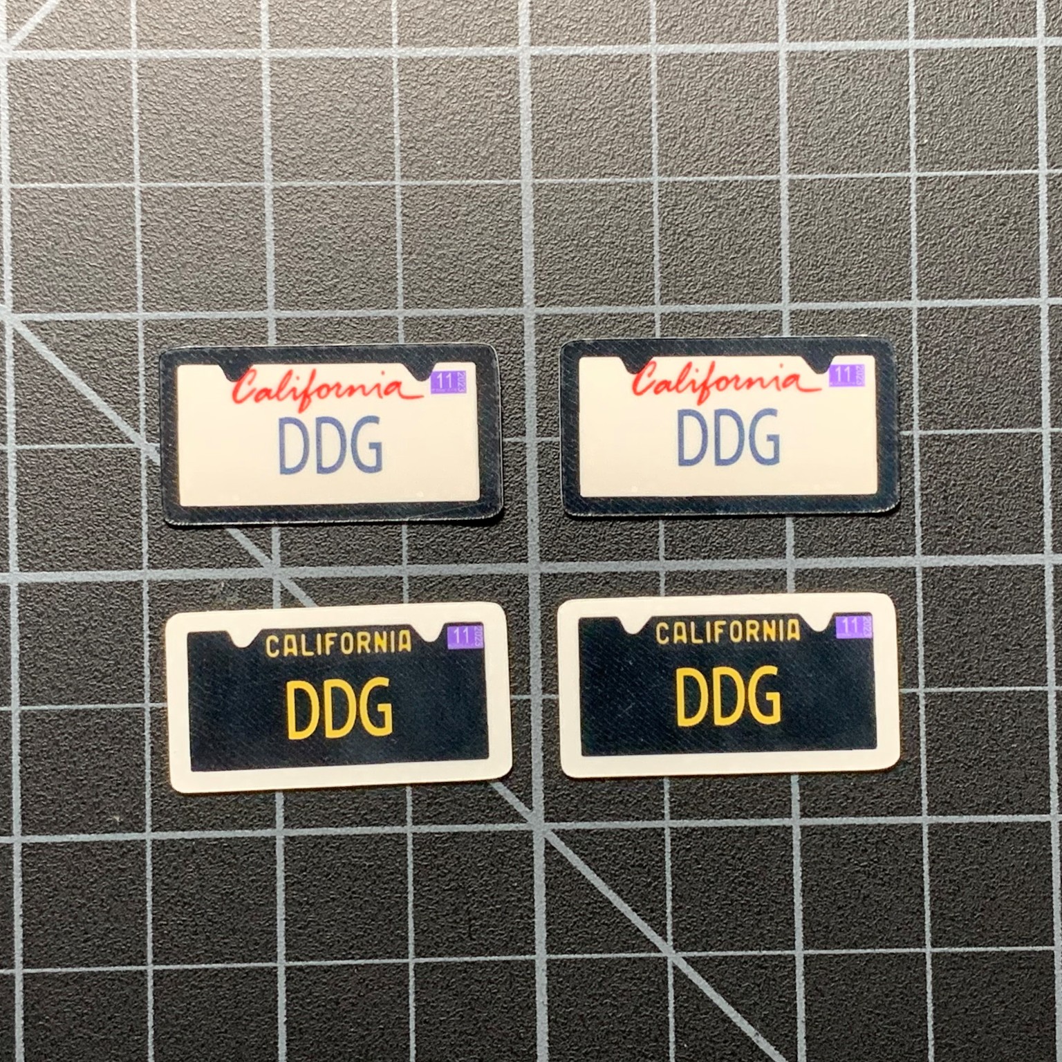 Scale RC License Plate Decal Stickers - Made-to-Order - RC SWAG ...