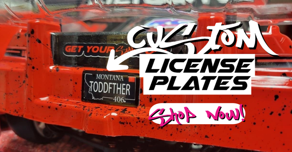 Scale RC License Plate Decal Stickers - Made-to-Order - RC SWAG ...