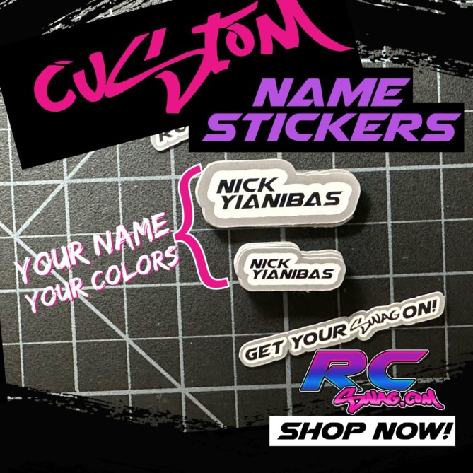 Custom Personalized Name Stickers by RC SWAG