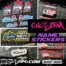 Custom Personalized Name Stickers by RC SWAG