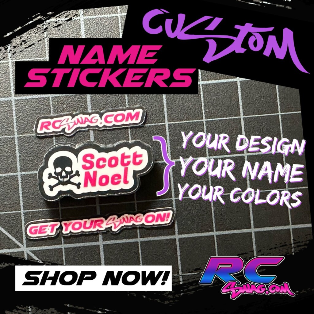 Custom Personalized Name Stickers by RC SWAG