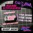 Custom Personalized Name Stickers by RC SWAG