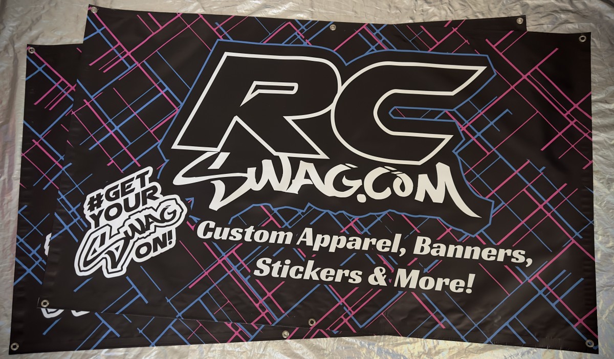 RC Banners - RCSWAG.COM Logo Banner - GRID Design by RC SWAG - Stickers ...