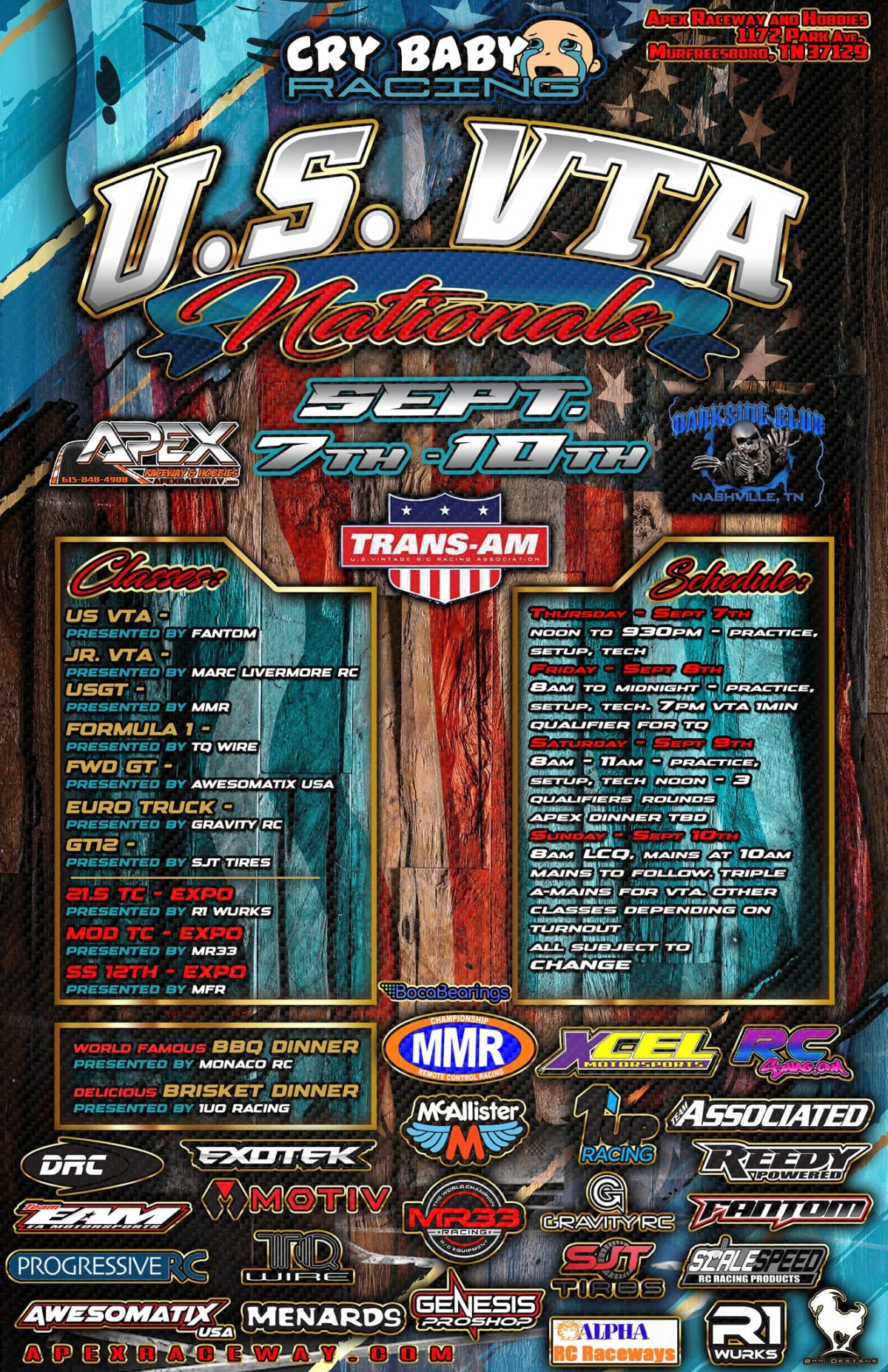 2023 U.S. VTA Nationals @ APEX Raceway & Hobbies 9/2023 - RC SWAG ...